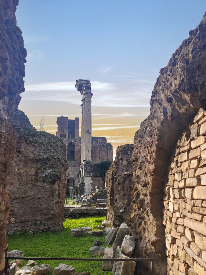 Roman Via apia stock photo. Image of antica, stone, ruins - 303710508