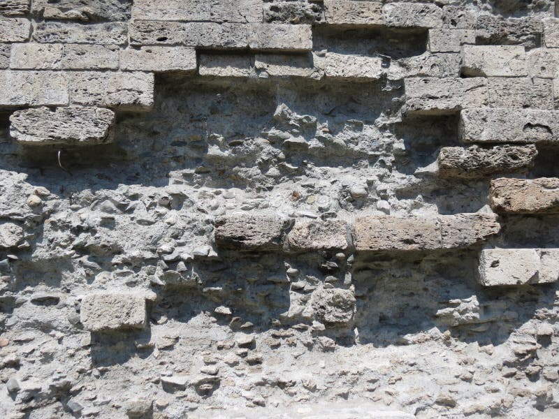 Roman walls in Turin stock photo. Image of archeological - 23993892