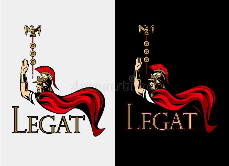 Roman Warrior. Legat. Warlord Stock Illustration - Illustration of ...