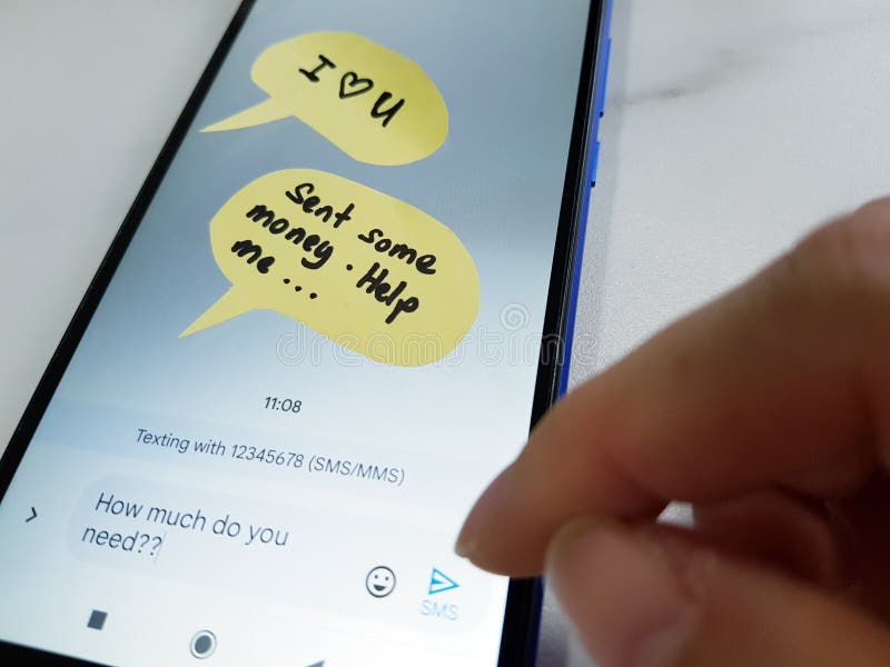 Romance Love Scam. Scam Awareness Stock Photo - Image of advertising ...