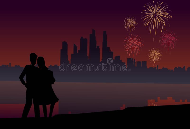 Fireworks Standing Stock Illustrations – 631 Fireworks Standing Stock ...