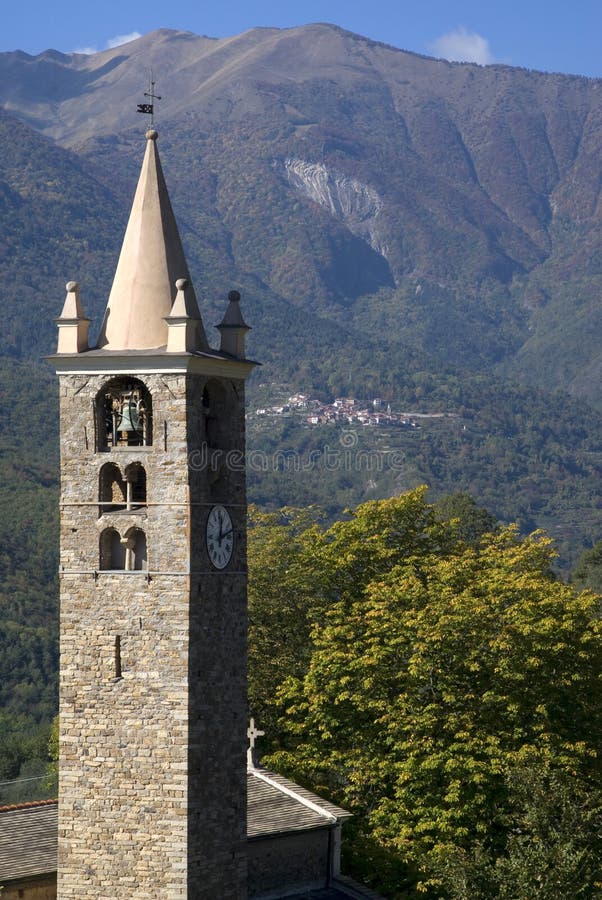Romanesque bell tower stock image. Image of alps, ancient - 36855805