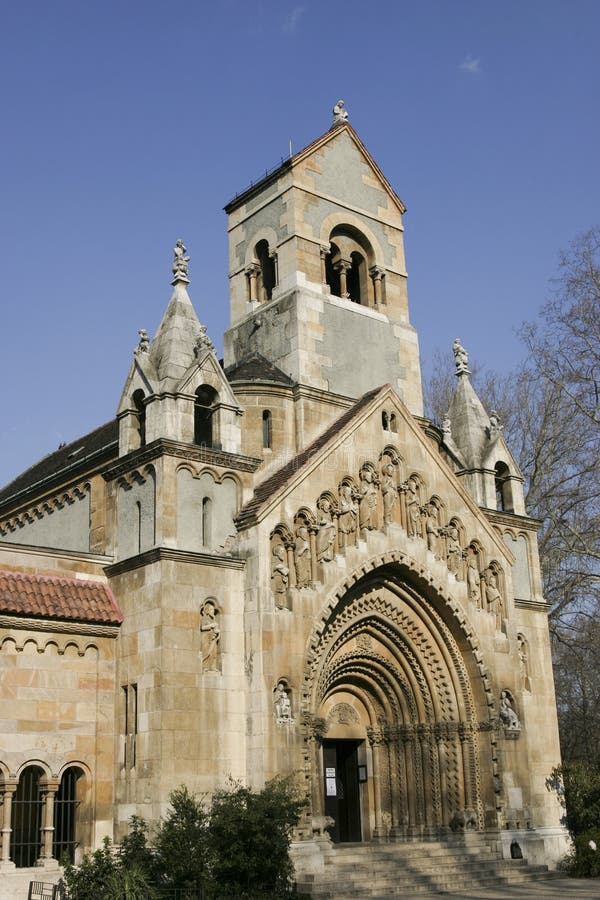 Romanesque chapel stock image. Image of central, budapest - 8208737