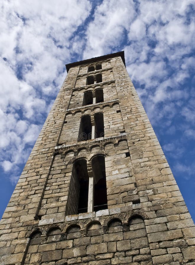 Romanesque church tower stock photo. Image of chapel - 16121360