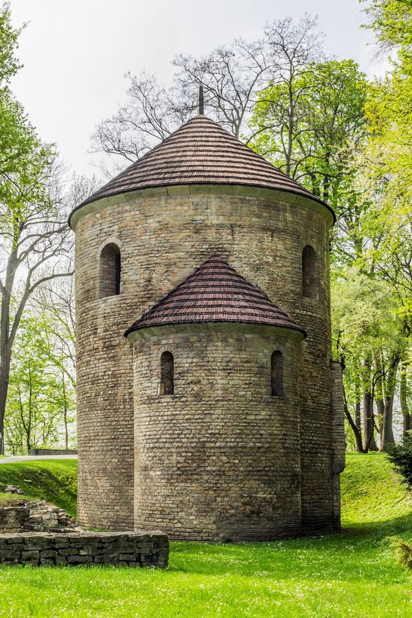 Romanesque Rotunda in Cieszyn Stock Photo - Image of tree, europe: 35774846