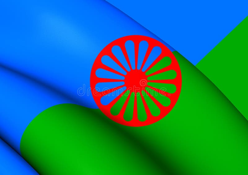 Romani People Flag stock illustration. Illustration of roms - 80757463