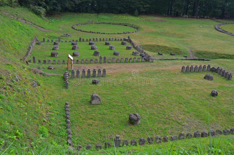 Romania: Dacian Ruins stock image. Image of temple, regia - 37753231