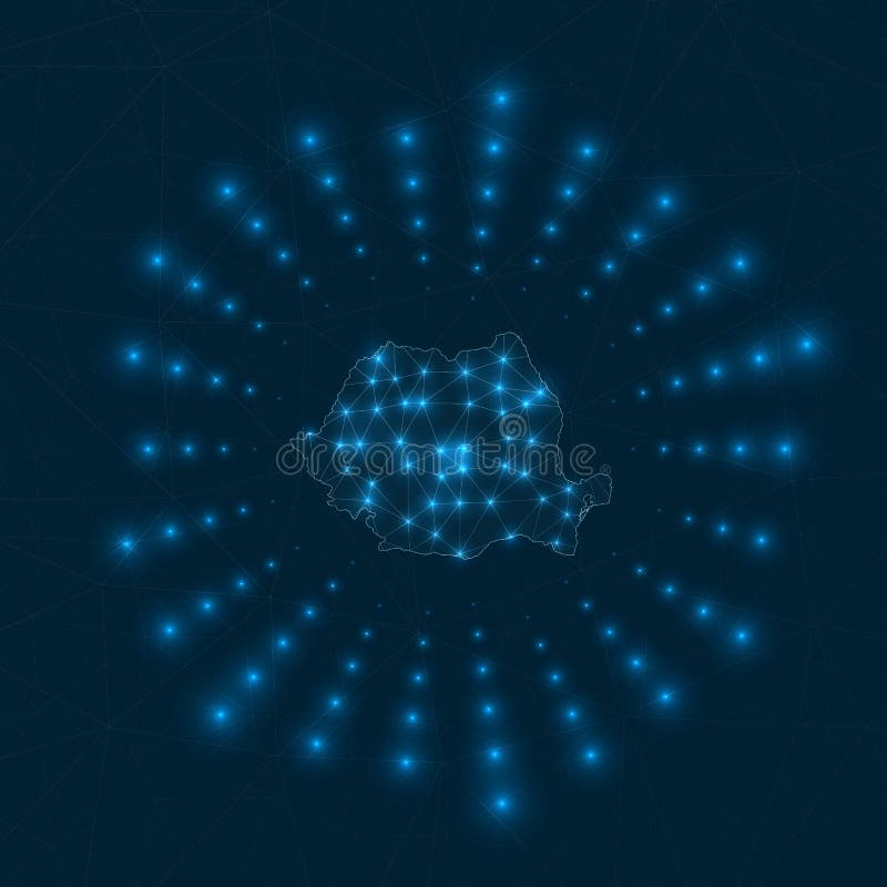 Digital Romania logo. stock vector. Illustration of cyber - 178757947