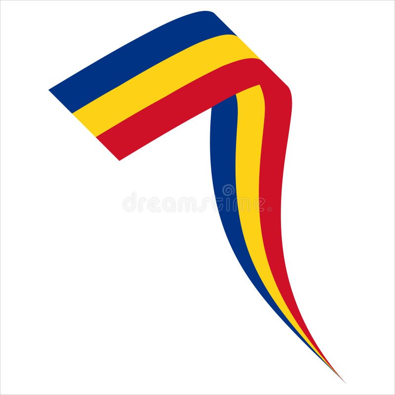 Romania Element Independence Day Illustration Design Vector Stock ...