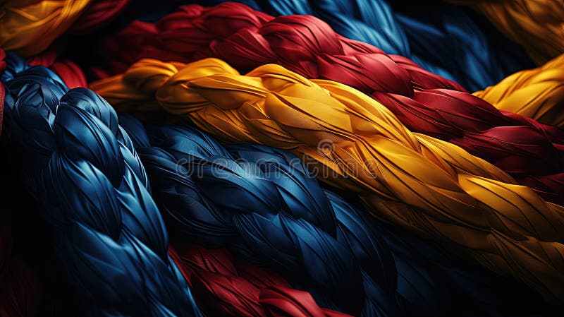Romania Flag Colors Abstract Wavy Background Stock Illustration ...