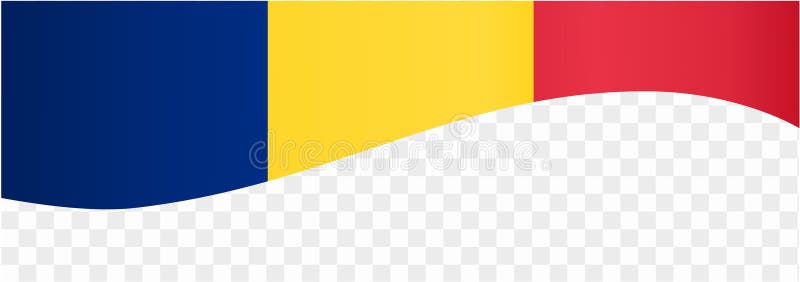 Romania Map Flag on Transparent Background. Vector Illustration Stock ...