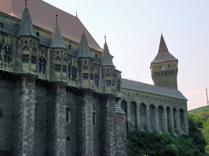 Romania. Hunedoara stock photo. Image of fortress, hunedoara - 5219160