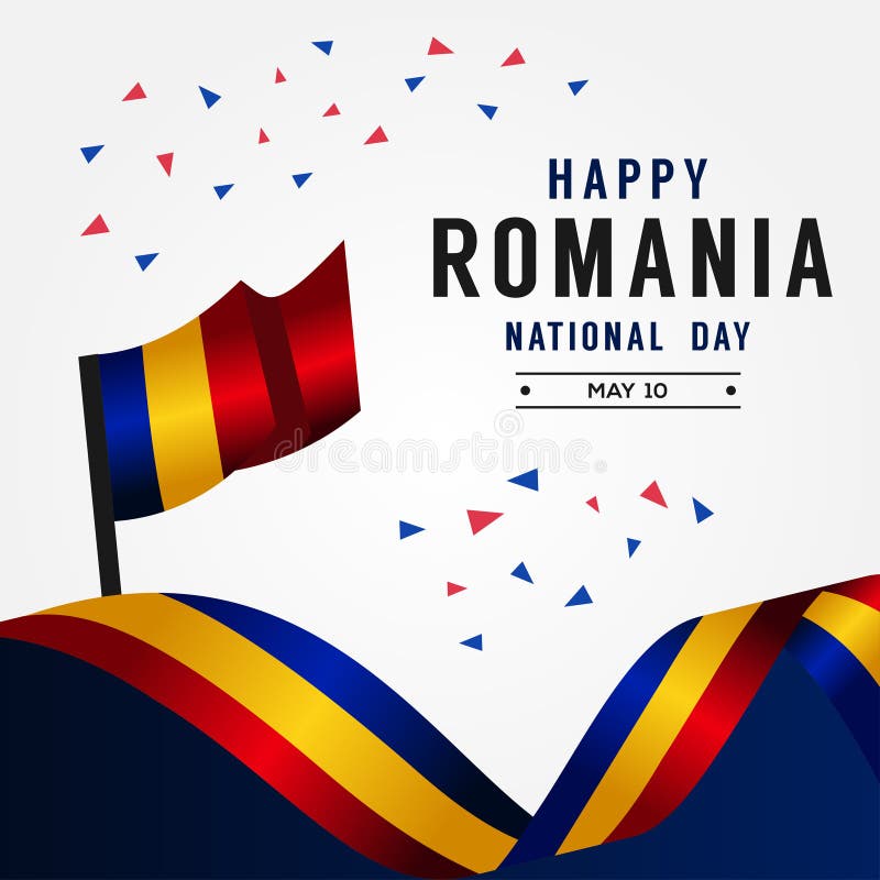 Romania Independence Day Vector Design Illustration for Celebrate ...