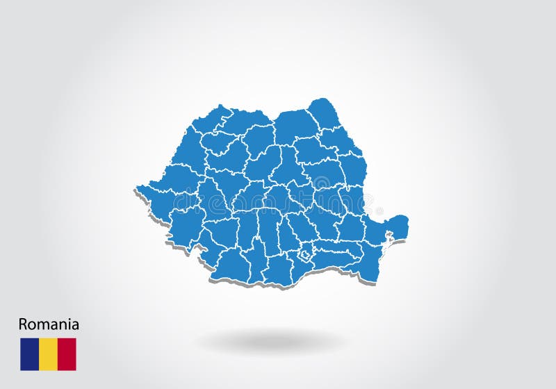 Romania Shape 3d Stock Illustrations – 1,762 Romania Shape 3d Stock ...