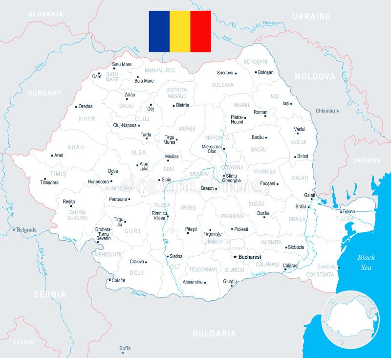 Romania Railway Map Stock Illustrations – 12 Romania Railway Map Stock ...