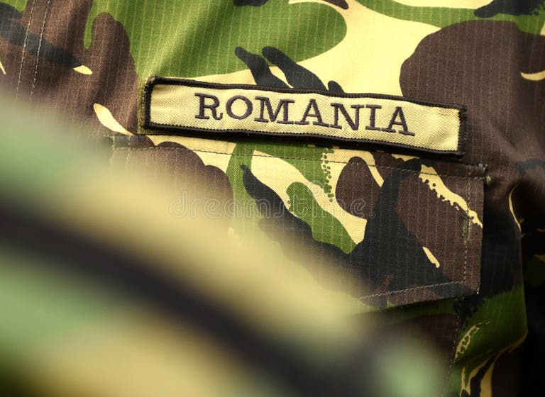 Romania Military Uniform. Romanian Troops Stock Photo - Image of armed ...