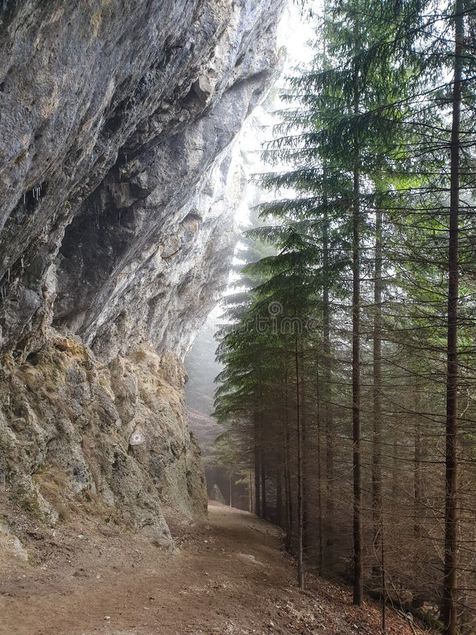 Romania, Piatra Mare Mountains, the String of the Rocks Stock Photo ...