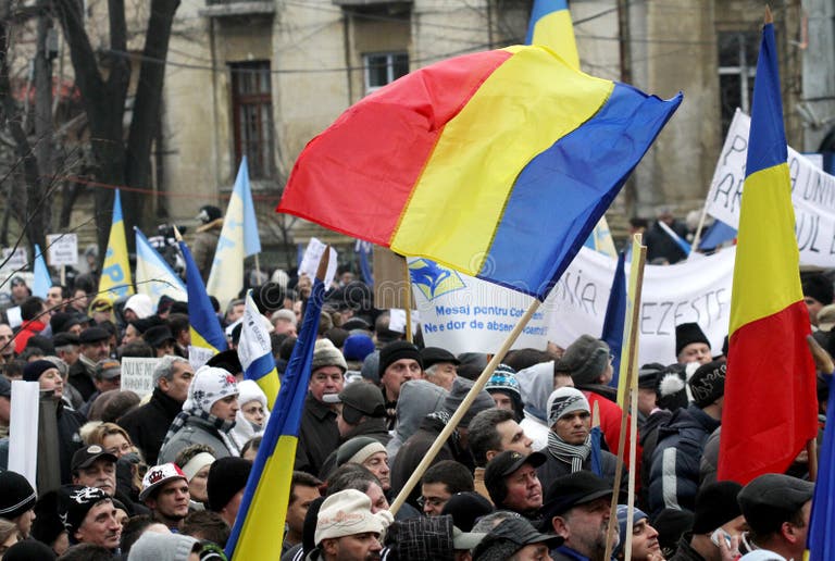 Romania Protests editorial photography. Image of angry - 22913207