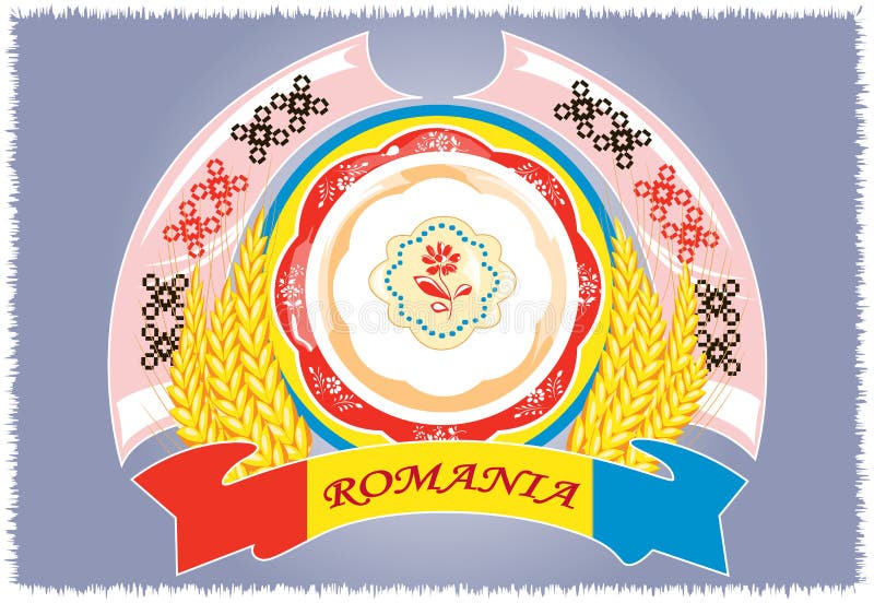 Romanian Traditional Theme - Cdr Format Stock Vector - Illustration of ...