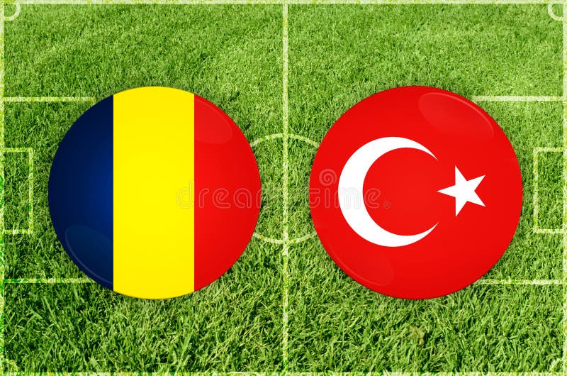 Romania Vs Turkey Football Match Stock Image - Image of qualification ...