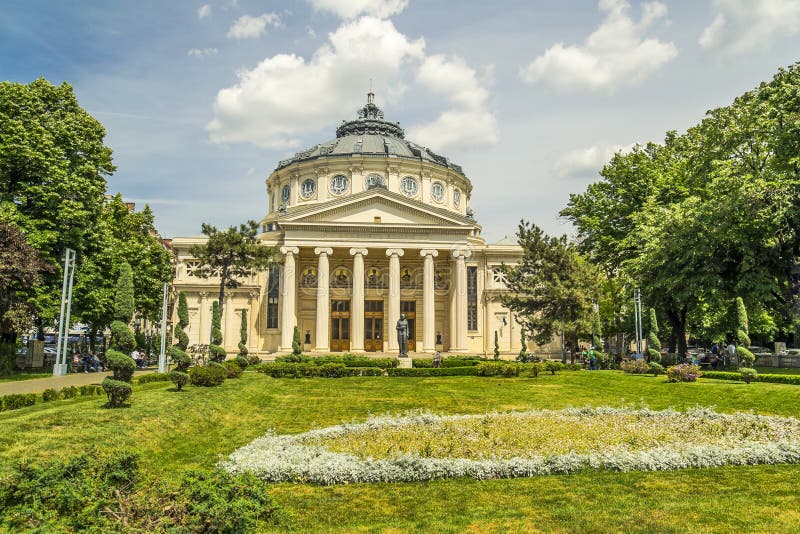Bucharest atheneum stock photo. Image of bucuresti, bucharest - 4392570