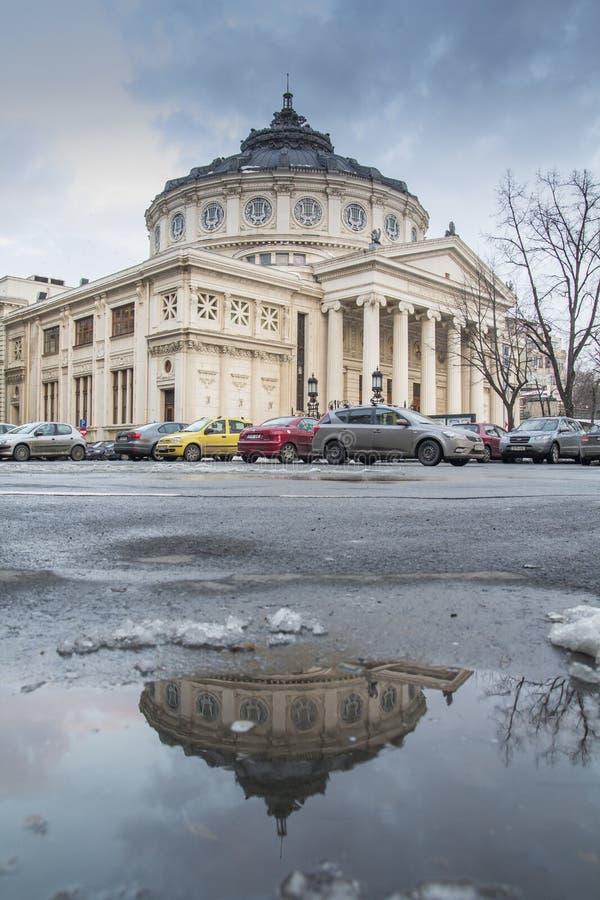 Romanian Atheneum editorial image. Image of travel, heritage - 52682090