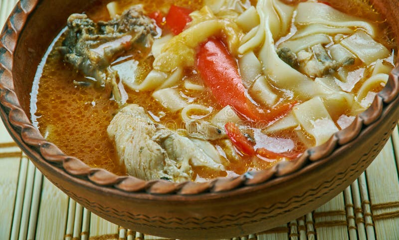 Romanian chicken soup stock image. Image of close, plate - 98099493