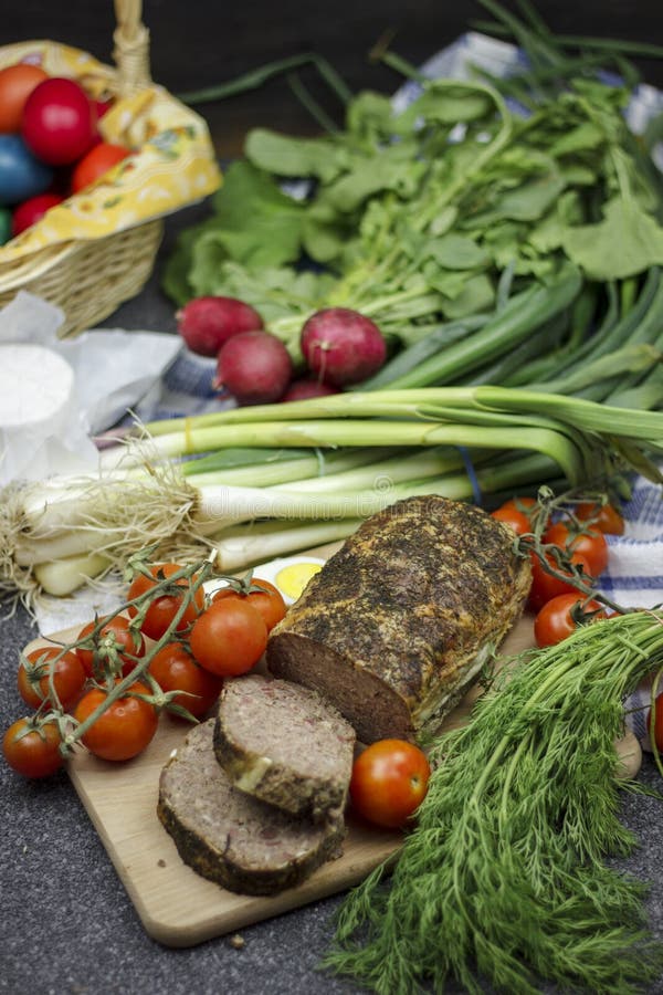 Drob - Romanian Easter Food Closeup Stock Photo - Image of meat ...