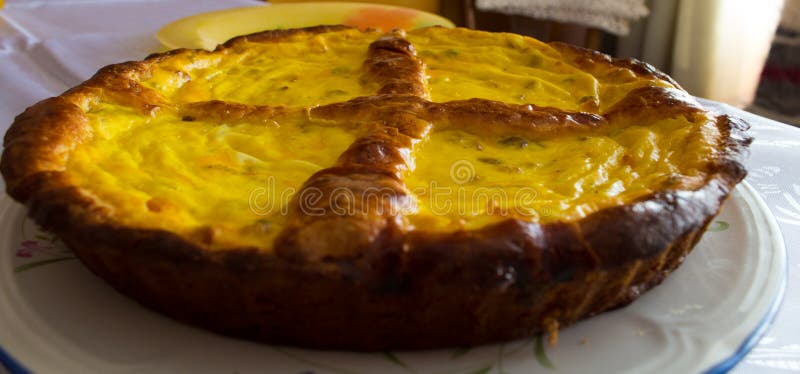 Romanian Easter Sweet Bread (pasca) Stock Image - Image of baked ...