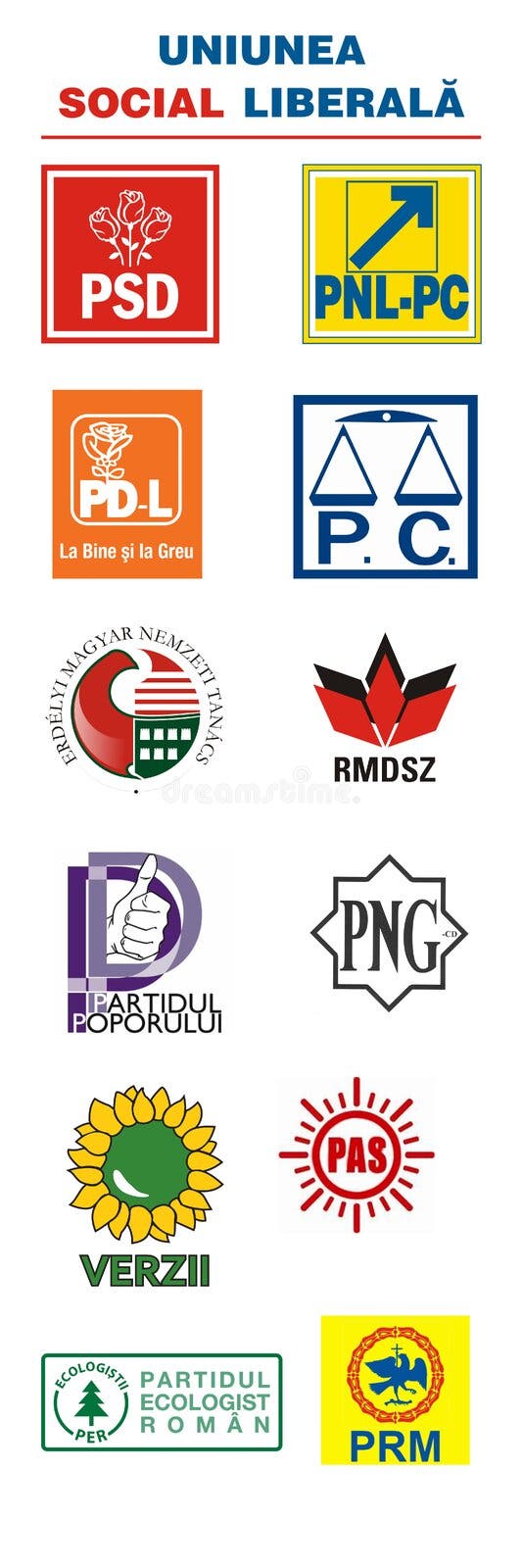 Major Romanian Political Parties Stock Illustrations – 1 Major Romanian ...