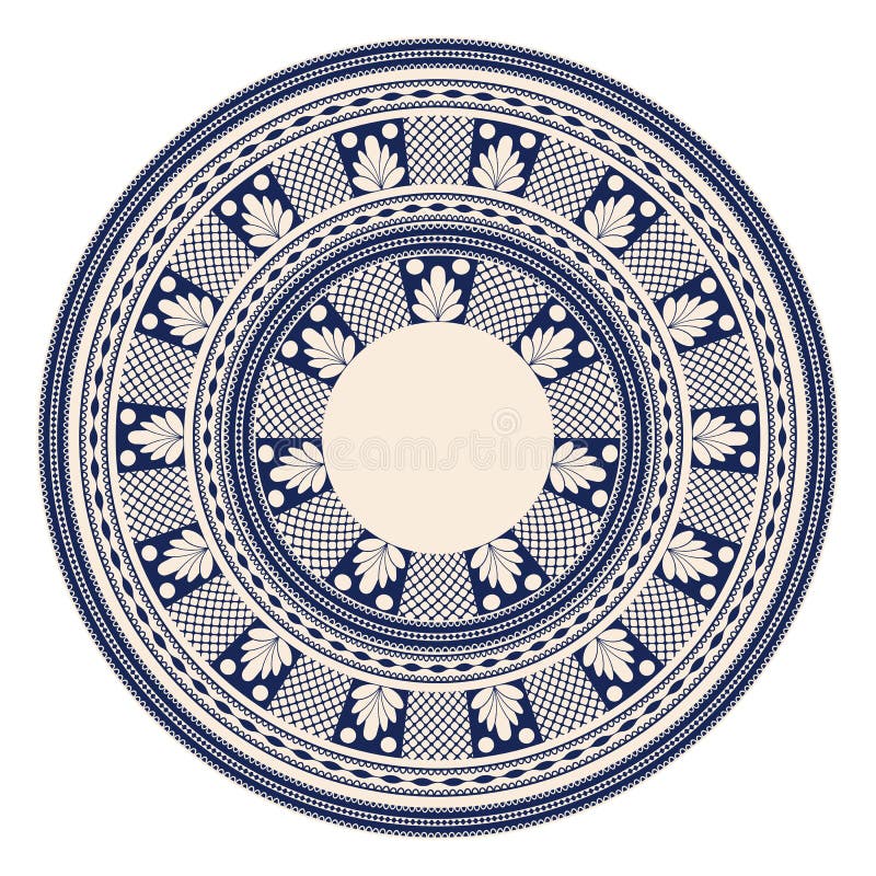 Romanian embroidery design stock vector. Illustration of european ...