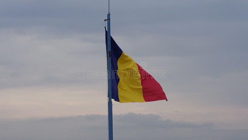 Romanian Flag Waving and Reed Stock Footage - Video of banner, country ...