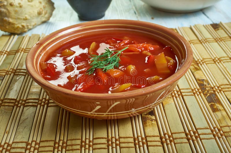 Romanian Ghiveci Calugaresc Stock Photo - Image of chili, cookery ...