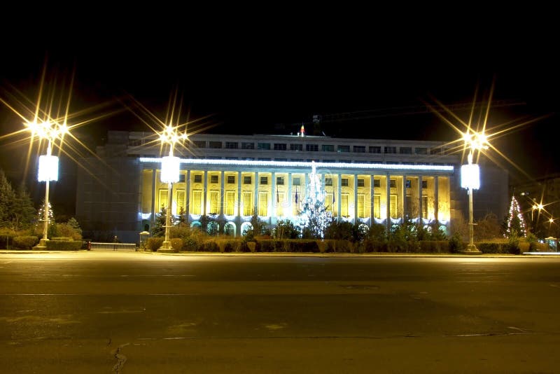 Romanian Government Building Stock Image - Image of landmark, bucharest ...