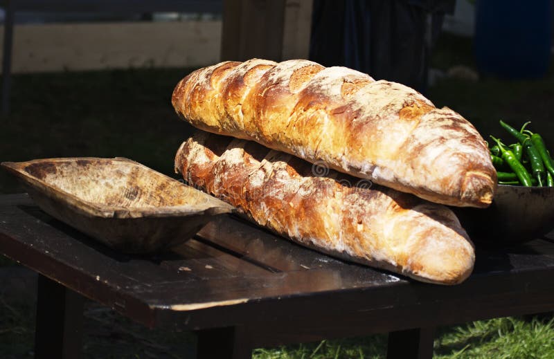 Traditional Home-made Bread Stock Image - Image of bread, village: 62215981