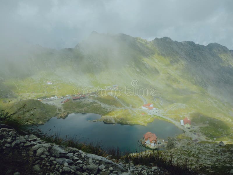 Romanian lake stock image. Image of romanian, balea, glacial - 77420877