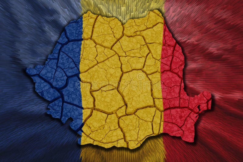 Romanian Map stock illustration. Illustration of center - 102935151