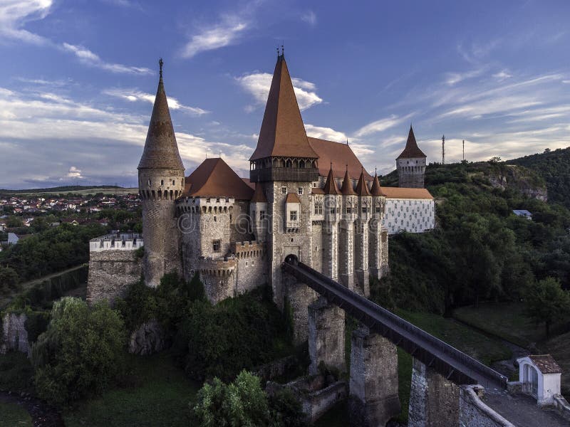 Romanian medieval castle stock photo. Image of ukraine - 226844984