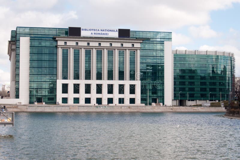 Romanian National Library View Editorial Stock Image - Image of arts ...