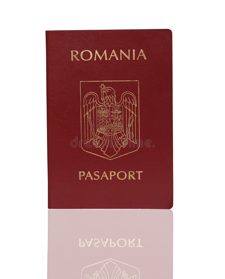 Romanian passport stock photo. Image of object, national - 15505328