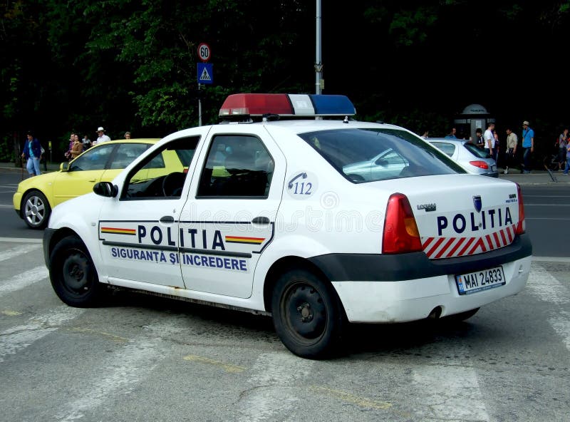 Romanian police car editorial image. Image of romanian - 26428305