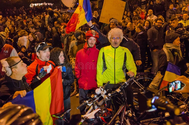 Romanian Protest 05/11/2015 Editorial Image - Image of crowd, abusive ...