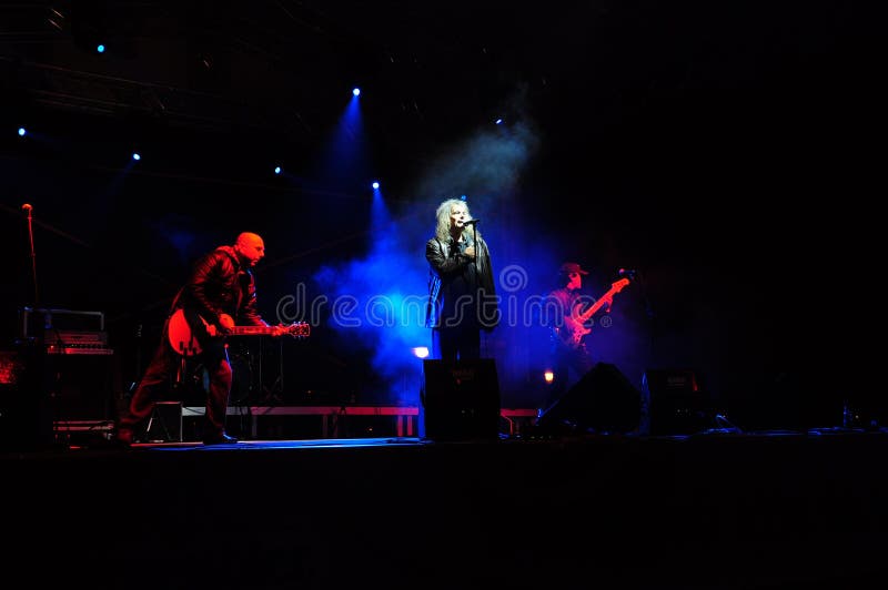 Romanian Rock Band IRIS in Concert Editorial Photography - Image of ...