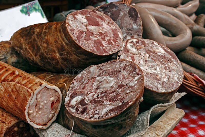 Romanian Traditional Aspic Pieces-3 Stock Photo - Image of chives ...