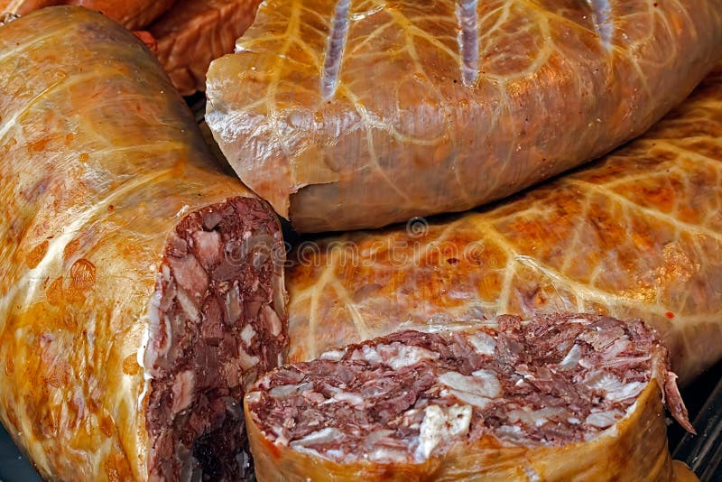 Romanian Traditional Aspic Pieces-1 Stock Photo - Image of fresh ...