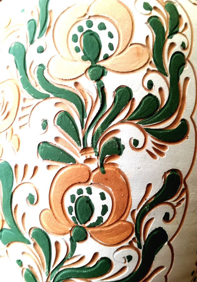 Romanian Traditional Design Stock Image - Image of tradition, ceramic ...