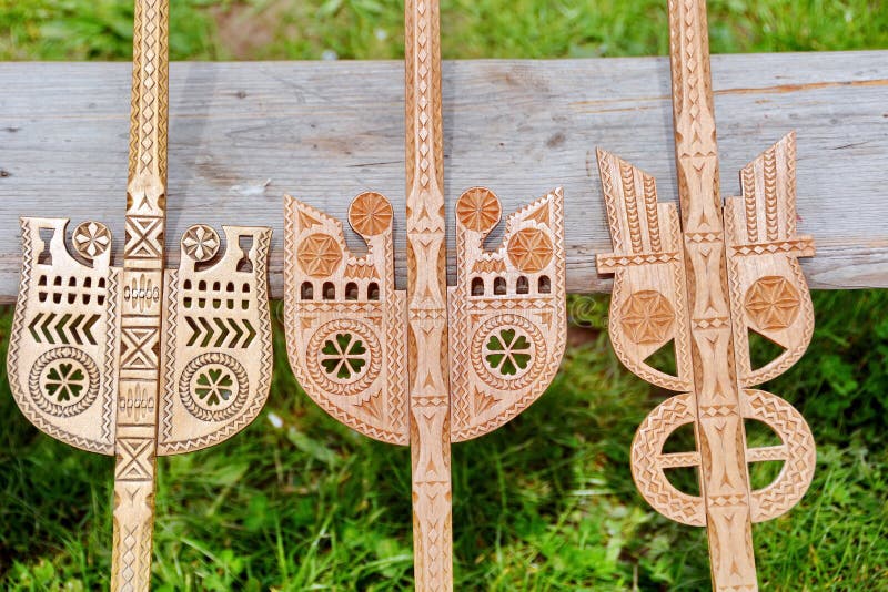 Romanian Traditional Distaff Stock Image - Image of hand, design: 90682129