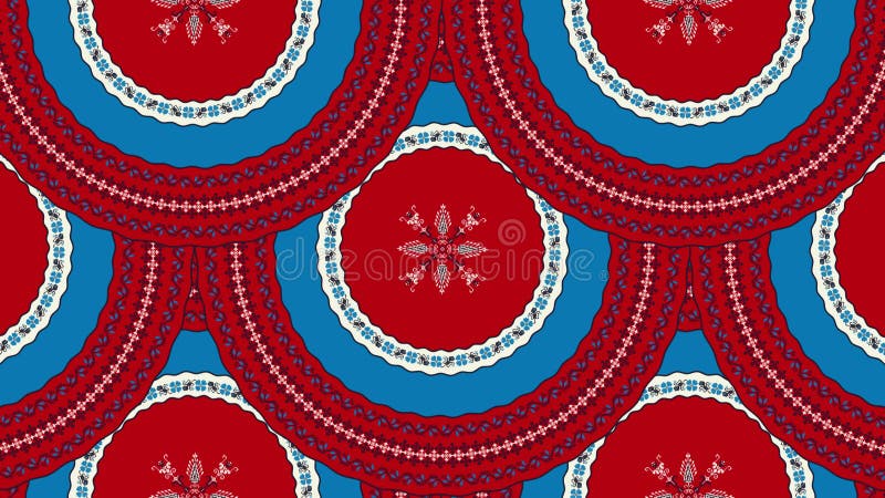 Romanian Traditional Embroidery Loop Pattern Stock Video - Video of ...