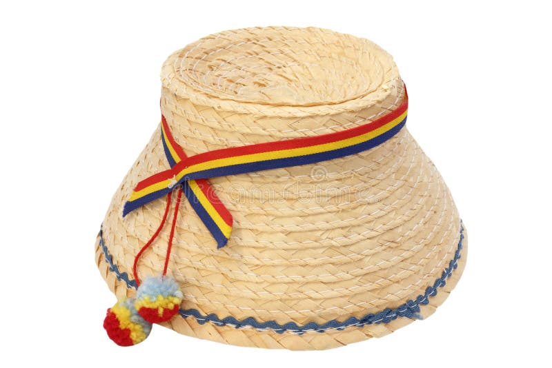 Traditional Romanian Straw Hat Isolated Stock Photos - Free & Royalty ...