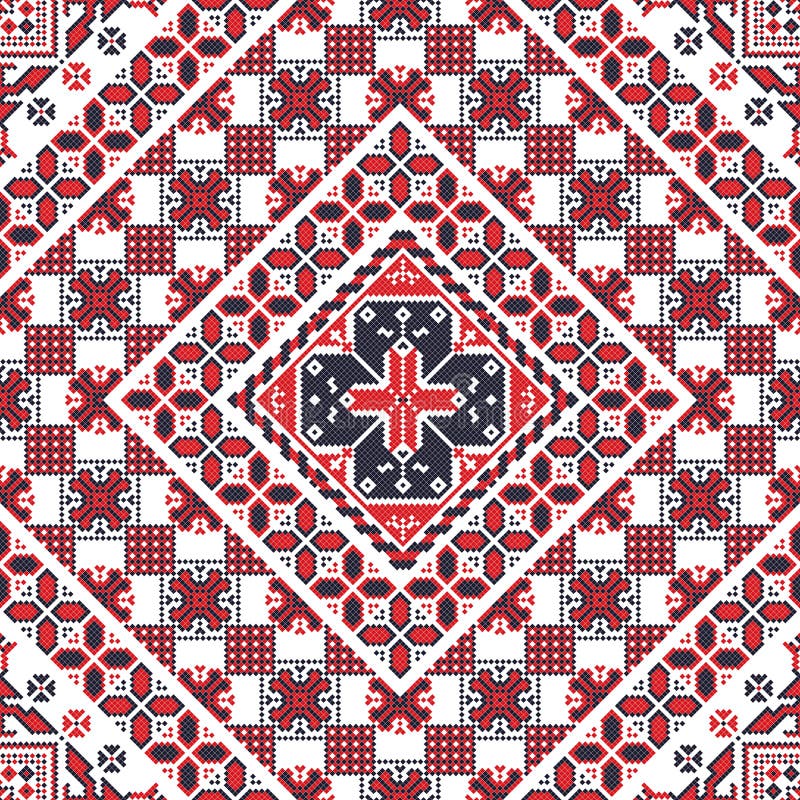 Romanian Traditional Pattern Stock Vector - Illustration of national ...